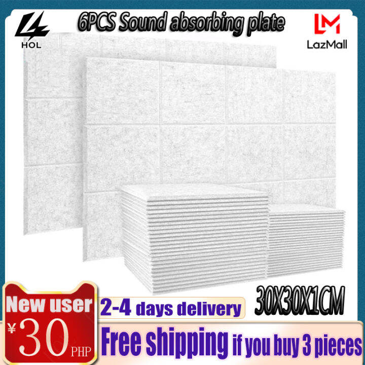 HOL (COD+3 Days Delivery)6Pack Acoustic Panels Sound Proof Padding ...