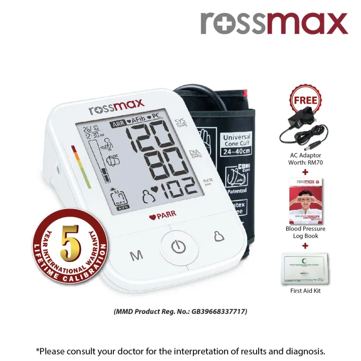 Rossmax Pressure Monitor X5 PARR | Lazada