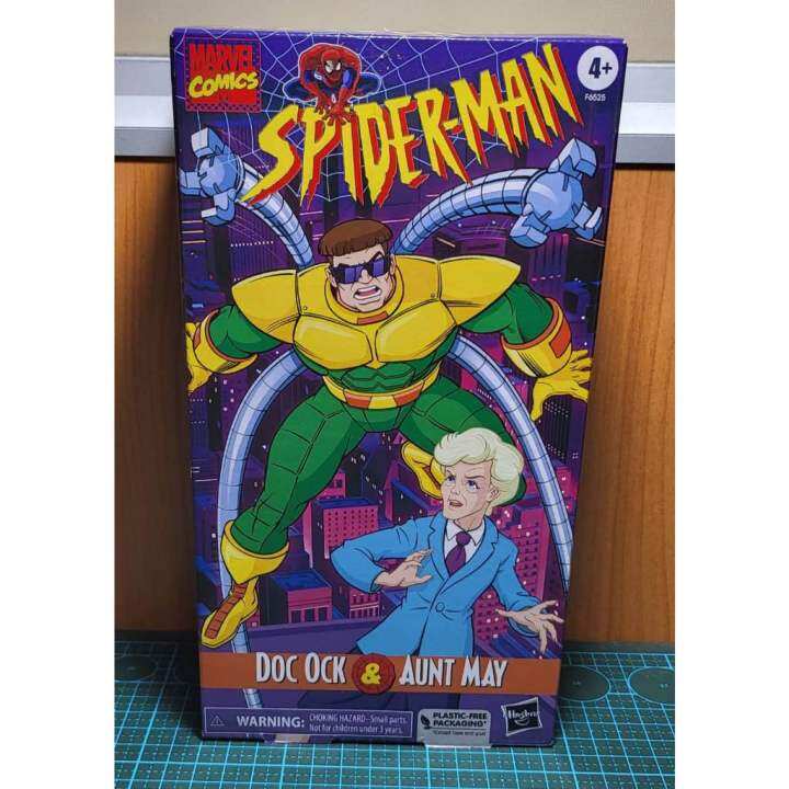 Marvel Legends 2 pack 6" VHS Doc Ock & Aunt May Spider-Man Retro ...