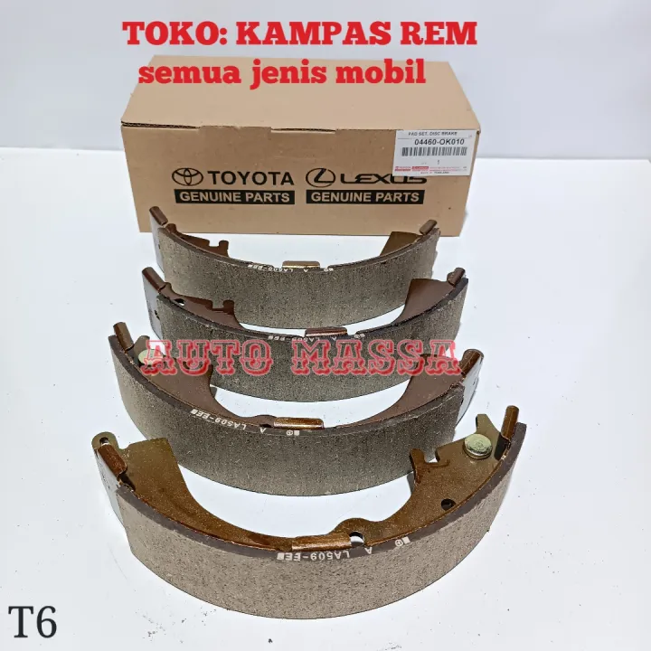 KAMPAS REM BELAKANG HILUX SINGLE CABIN PICK UP. BRAKE SHOE HILUX SINGLE ...