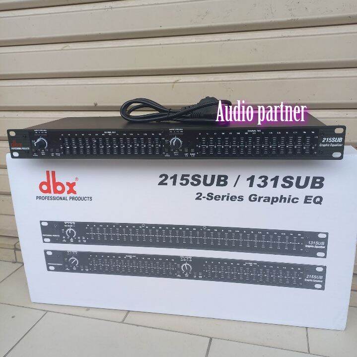 EQUALIZER DBX 215 OUTPUT SUBWOOFER STEREO 2x15 BAND | Lazada Indonesia
