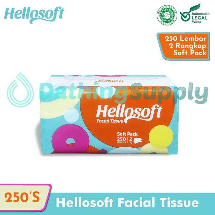 Hellosoft Premium Facial Tissue 250sheets 2ply | Lazada Indonesia
