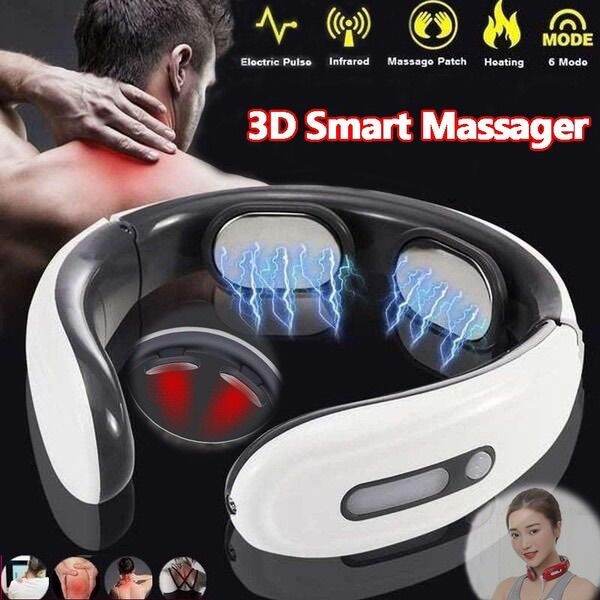 Neck Massager Electric Smart Neck And Back Massager For Back Pain ...