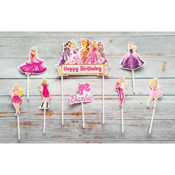 topper toper tusukan dekorasi hiasan kue cake puding happy birthday ...