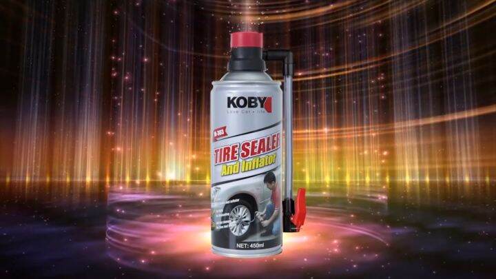 KOBY Tire Sealer and Inflator 450ml | Lazada PH