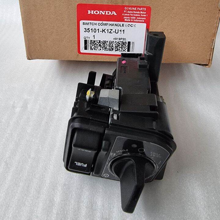 KUNCI KONTAK KEYLESS / SWITCH ASSY HANDLE LOCK 35101-K1Z-U11 HONDA PCX 160 ORIGINAL HONDA ...