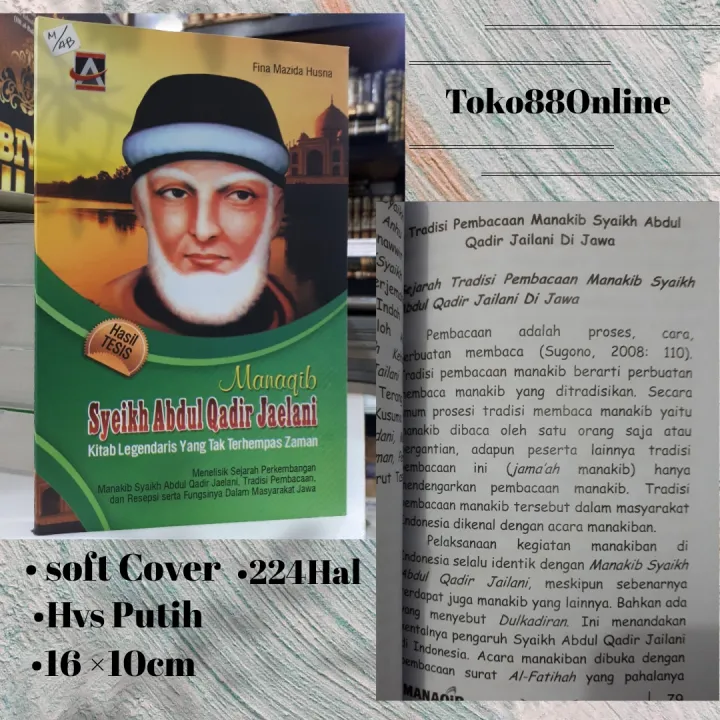 MANAQIB SYEIKH ABDUL QODIR JAELANI Kitab Legendaris Yang Tak Terhempas ...