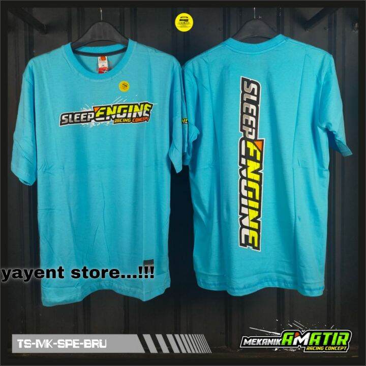 KAOS MEKANIK AMATIR SLEEP ENGINE PRIA | Lazada Indonesia