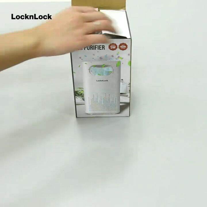 LocknLock Mini Air Purifer EJP129WHT 5 Watt - Pembersih udara | Lazada ...