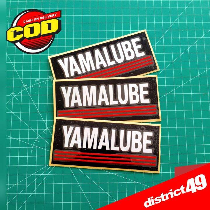 Sticker cutting Yamalube - Cutting sticker Yamalube - Stiker Yamalube ...