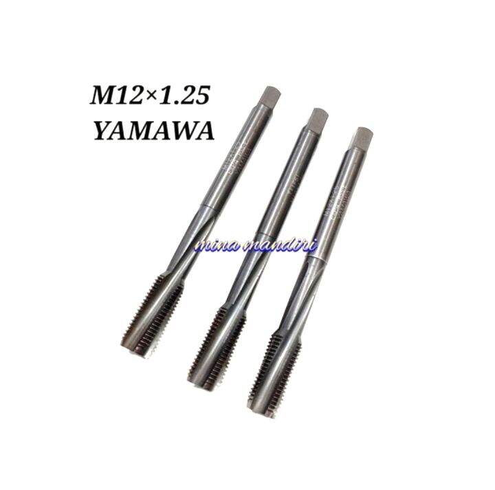 Tap M12×1.25 YAMAWA Tap Bubut M12×1.25 Yamawa Long 110mm bekas mulus ...