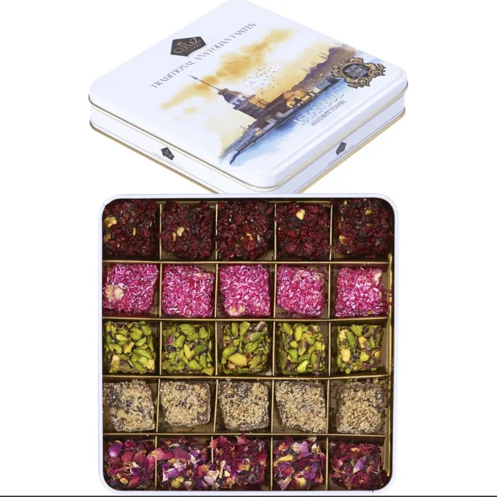 Delicious King Turkish Delight with Pistachio, Hazelnut and Walnut ...