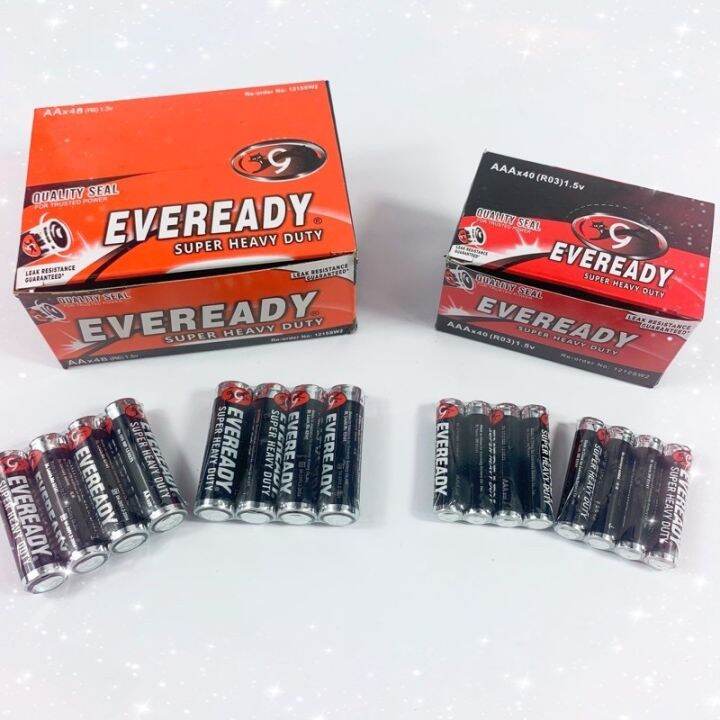 1 box Eveready Super Heavy Duty Battery AA, AAA battery | Lazada PH