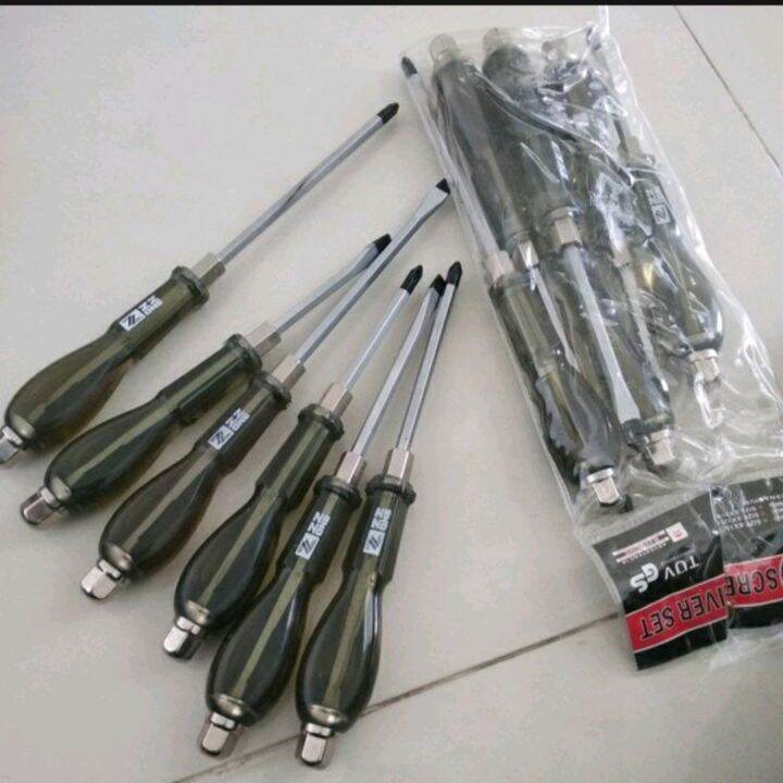 OBENG SET KOMPLIT SERBAGUNA OBENG KETOK SETARA TEKIRO 1 SET ORIGINAL ...