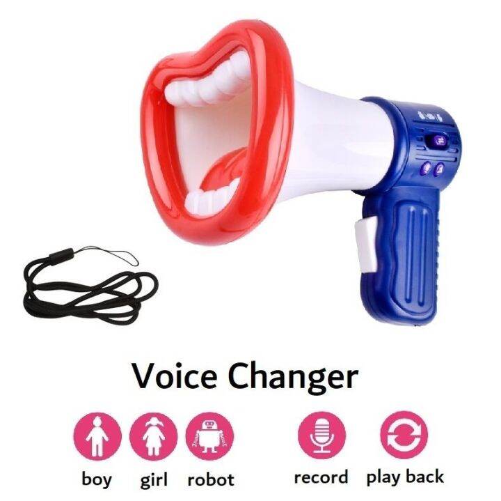 Big mouth children handheld megaphone Voice Changer simulation kids toy ...