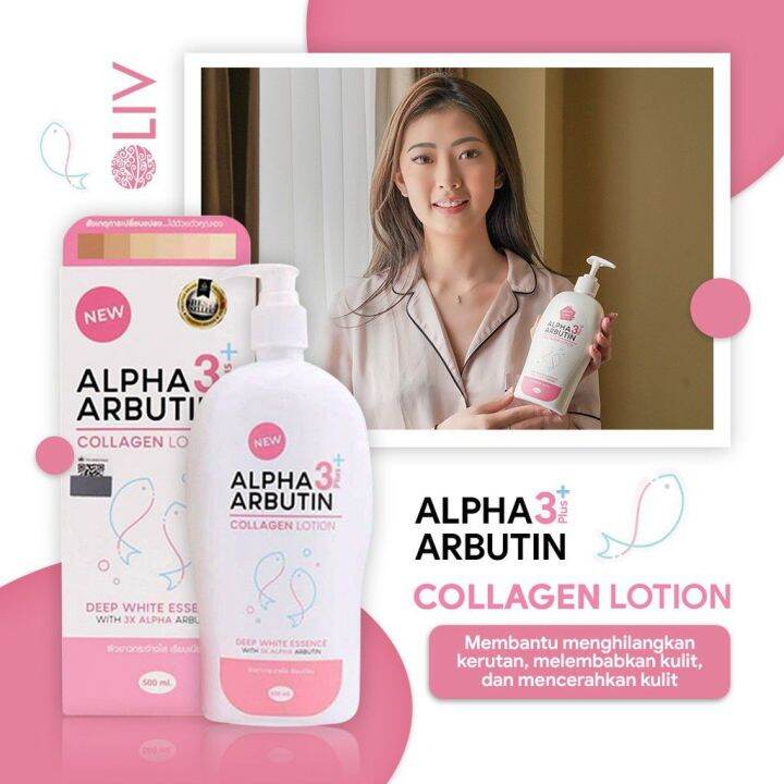 alpha arbutin body lotion viral 500ml | Lazada Indonesia