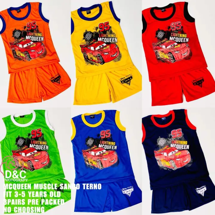 MCQUEEN MUSCLE SANDO TERNO (3 PAIRS PRE PACKED) | Lazada PH