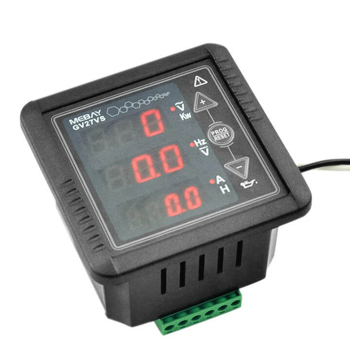 Panel Meters DC Digital Panel Meter Ampermeter GV27VS 5 Parameters ...