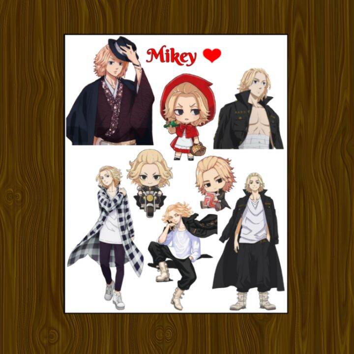 Sano Manjiro Mikey Stickers Tokyo Revengers Stiker Anime Lucu Keren ...