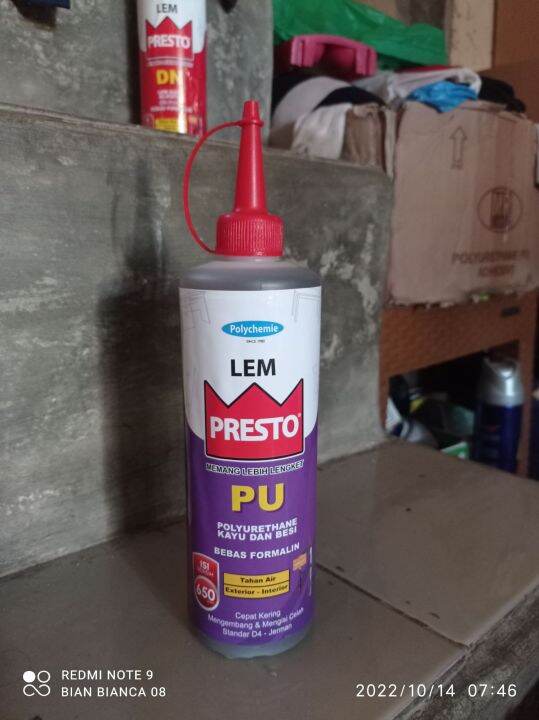 Lem PU presto PU. lem kayu basah kemasan 650 gram | Lazada Indonesia