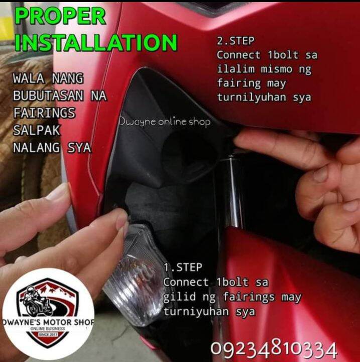 NMAX V2 AIRSCOOP for mini driving light NEW IMPROVED | Lazada PH