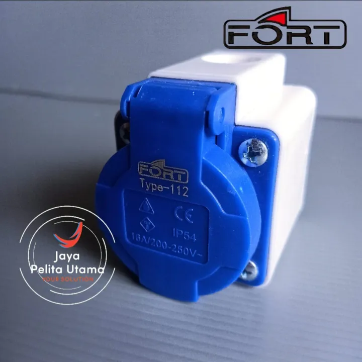 Panel socket 112 FORT 16a 2pole 2p+E 250v | Lazada Indonesia