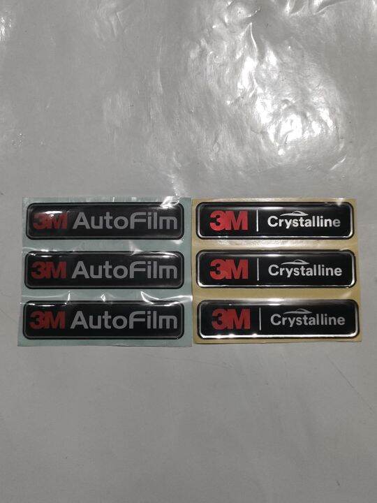 Stiker Timbul 3M Auto Film , 3M Black Beauty & 3M Crystalline Ukuran 8.5 x 2 | Lazada Indonesia