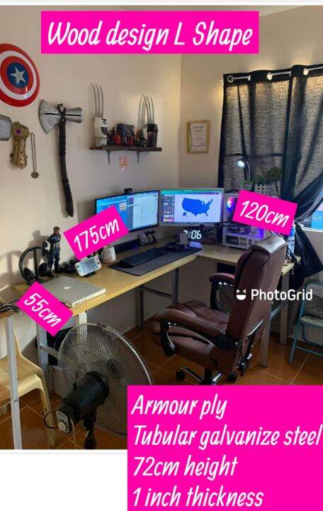 L shape Computer table | Lazada PH