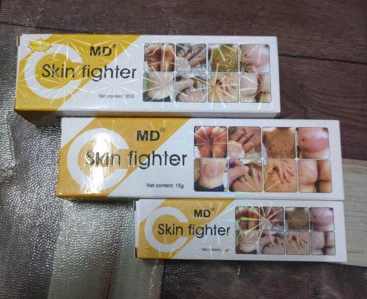 MD skin fighter cream for skin allergies 8g,15g, 35g available in 1 pc ...