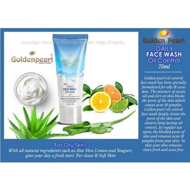 Golden pearl face wash oil control | Lazada