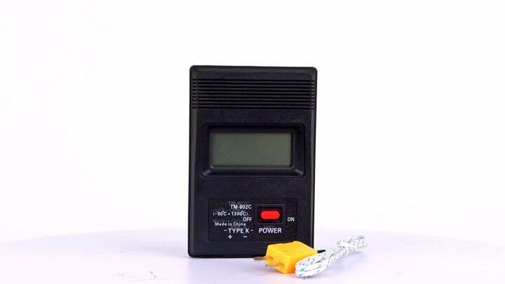 THERMOMETER DIGITAL SUHU GAS CAIR PADAT 50 - 1300C DETEKTOR PROBE ...