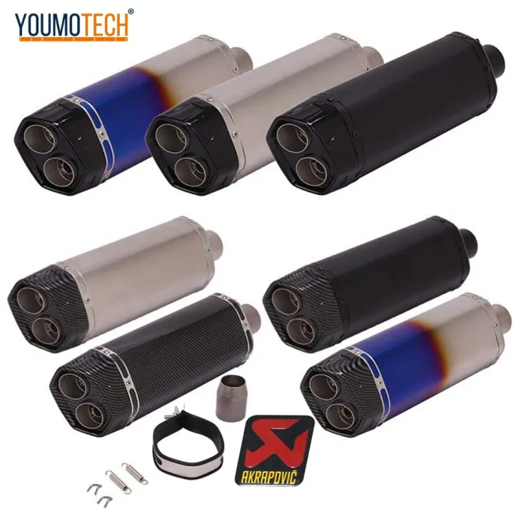 2Inches Motorcycle Exhaust Muffler Tail Pipe Escape Exhaust Vent ...