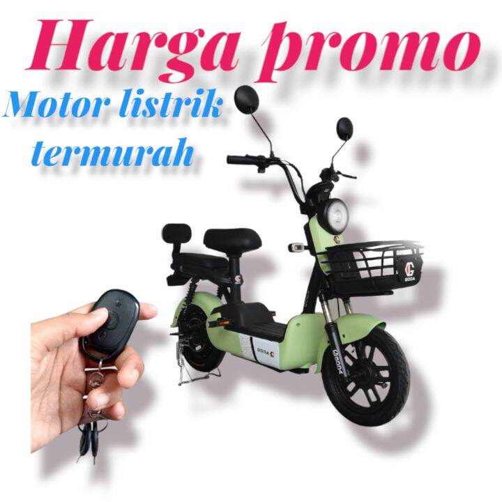 sepeda listrik GODA HONEY 450w 40km | Lazada Indonesia