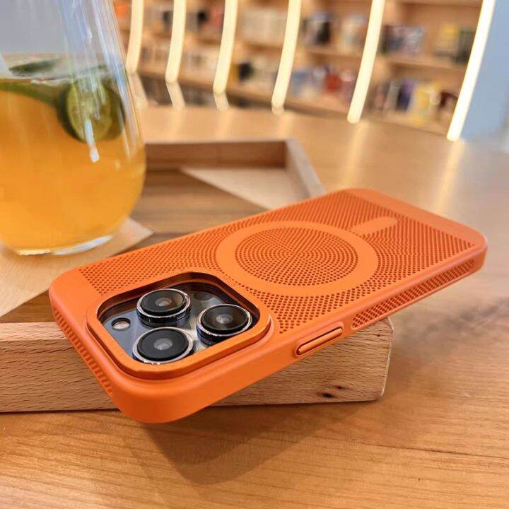 Metal lens frame mesh hole For iPhone 11 12 13 14 15 Pro Max Case ...