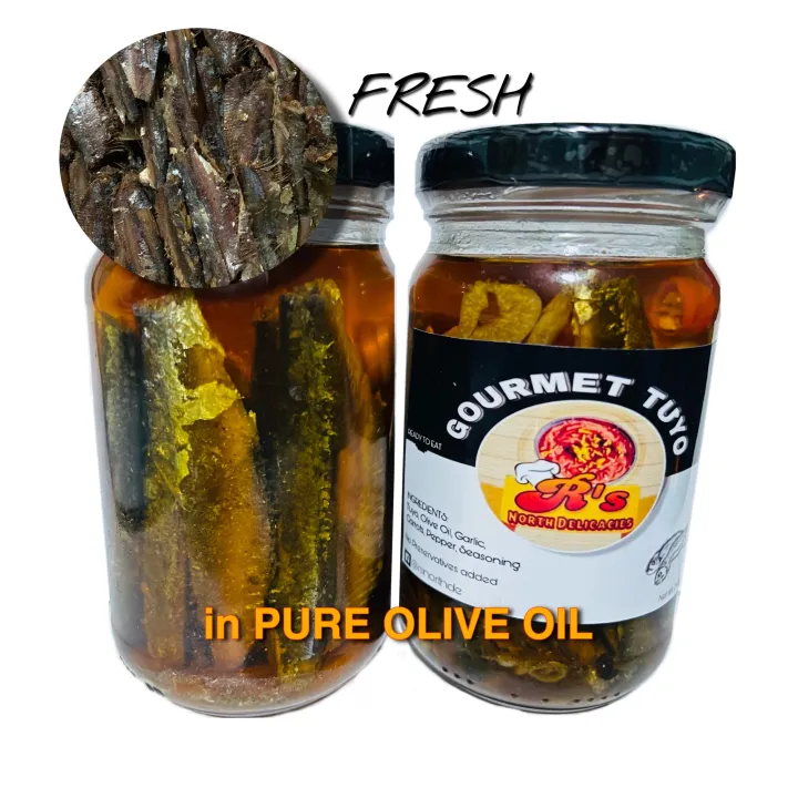 RSShop Gourmet Tuyo in Pure Olive Oil Ready to Eat Pinaka MURA at ...