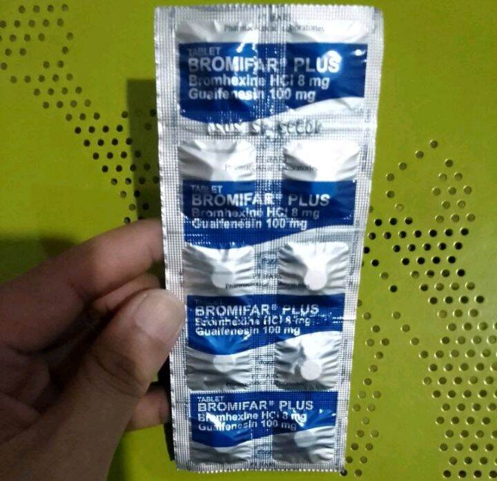 BROMIFAR® PLUS TABLET (Obat Batuk Berdahak Plus Keluarkan Dahak ...