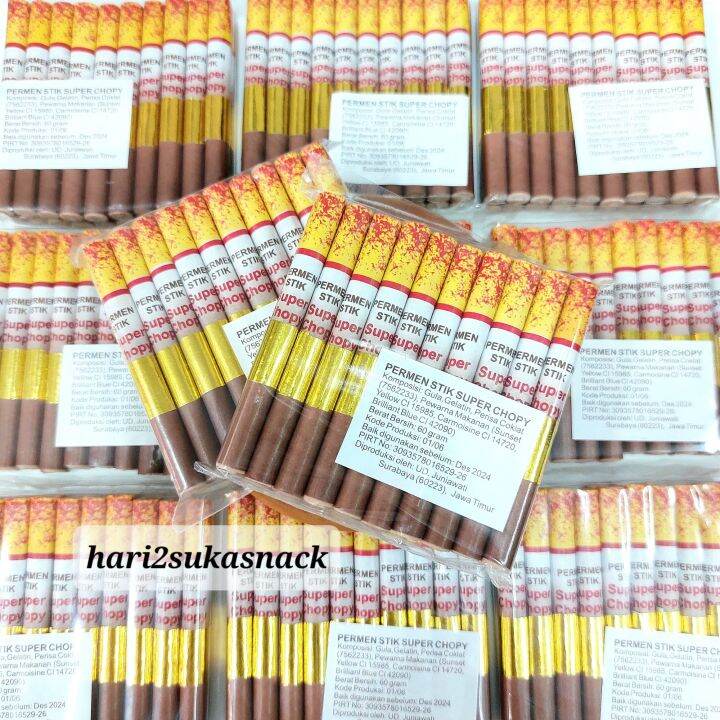 Permen Stik Jadul Roko Rasa Cokelat Permen Stik Super Chopy | Lazada ...
