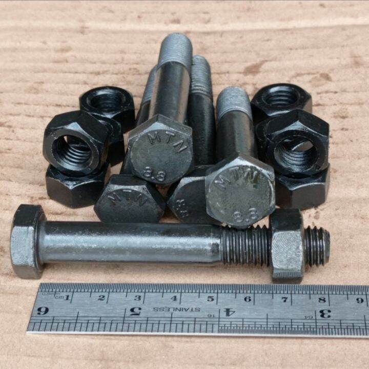 BAUT BAJA M12X80. BAUT MUR HTB 8.8 M12 X 80 KUNCI 19 GRADE 8.8. | Lazada Indonesia