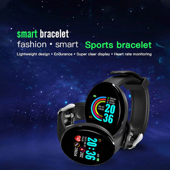 Jam Tangan Digital Pria Wanita R 24 Smartwatch Full Touchscreen ...
