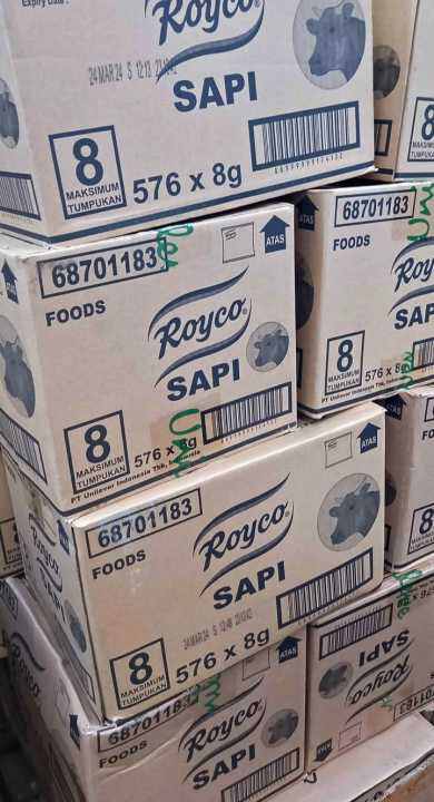 royco sapi penyedap rasa sachet renceng 1 dus isi 48 lusin 8gr | Lazada ...