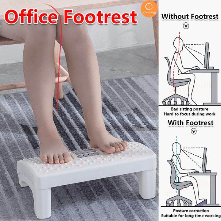Office Footrest Roller Massage Footrest Footstool Office Living Room ...