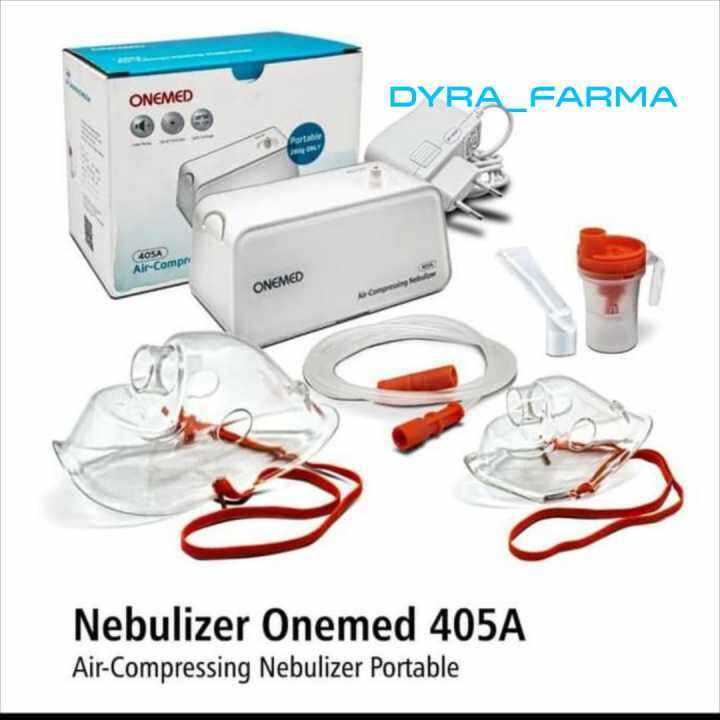 Nebulizer Onemed 405A Alat Uap aPaket Komplit Plus Tempat Obat dan ...
