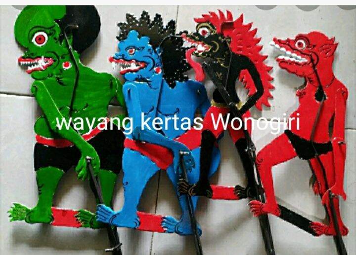 paket 4 wayang setanan | Lazada Indonesia