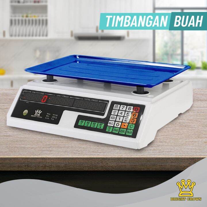Timbangan digital buah kapasitas 40kg | Lazada Indonesia