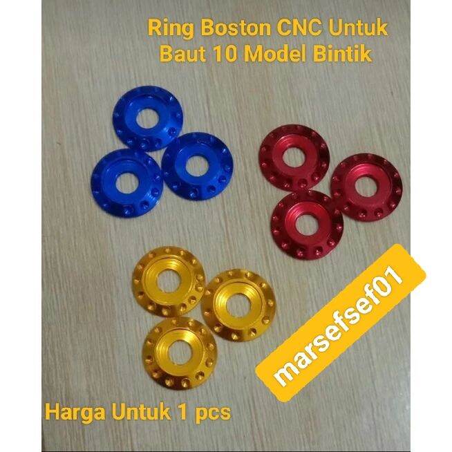 Ring Boston CNC Ring Baut 10 Model Bintik Baut Body Baut 8 Baut Visor ...