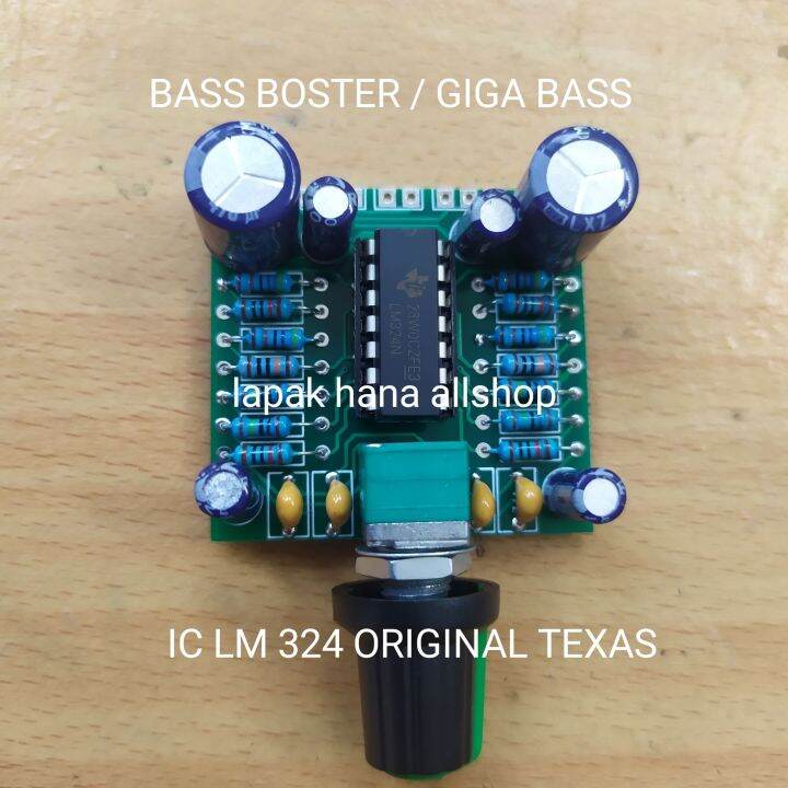 Kit giga bass ic lm324 kit bass boster lm324 modul giga bass modul bass ...