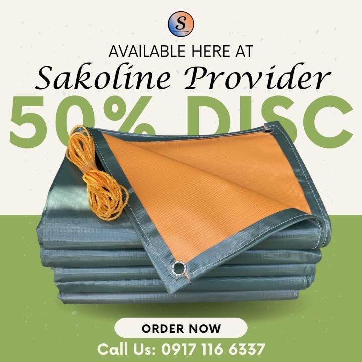 4x5ft ORIGINAL TRAPAL BRAND w/ ROPE 100% WATERPROOF/TRAPAL/LONA/TOLDA ...