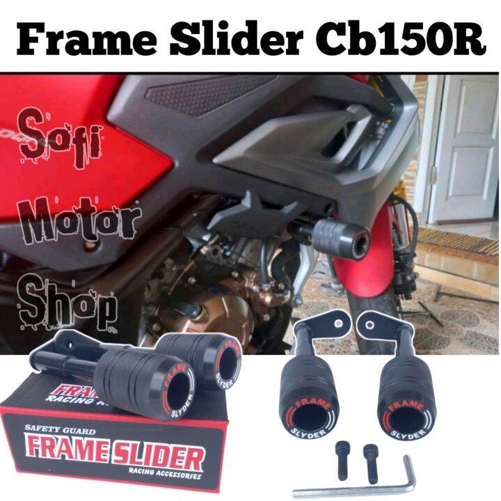 Frame slider engin guard pelindung body motor Cb150r cbr150 k45 | Lazada Indonesia