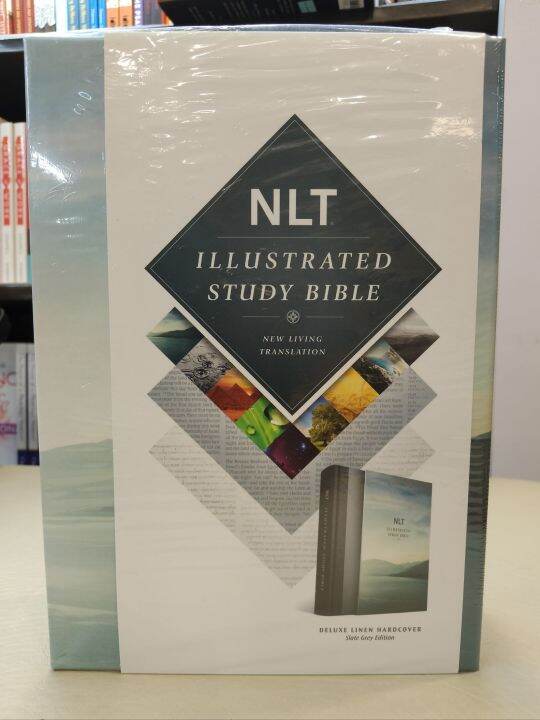 Illustrated Study Bible NLT Deluxe, Deluxe Linen Edition (Hardcover ...