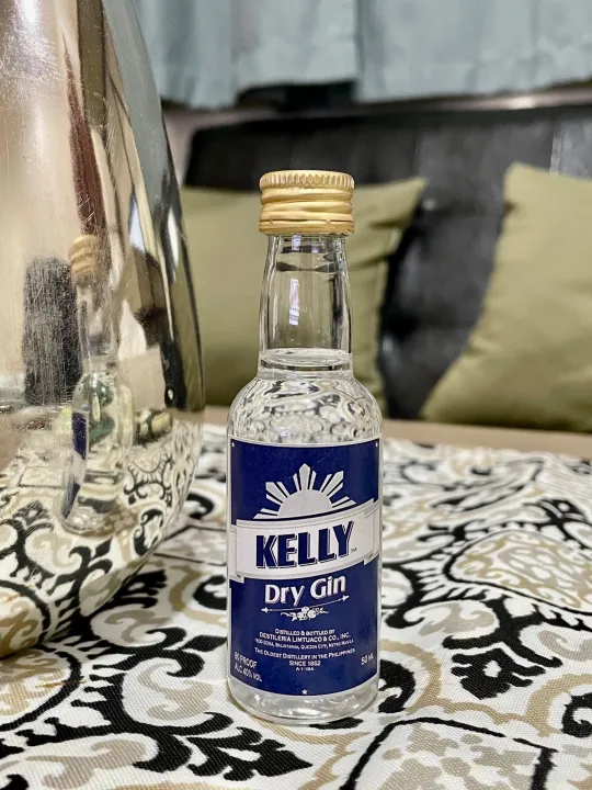 Kelly Dry Gin Mini 50ml - plastic bottle | Lazada PH